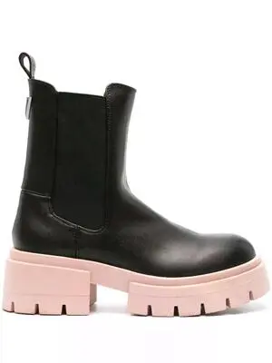 Guess Charlotte Chunky Leather Boots