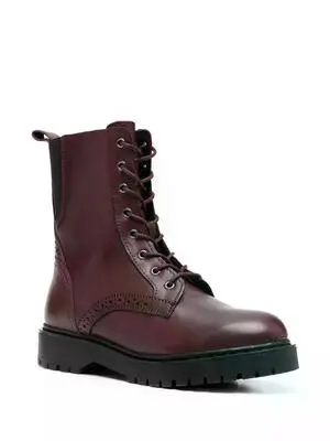 Geox Bleyze Leather Ankle Boots