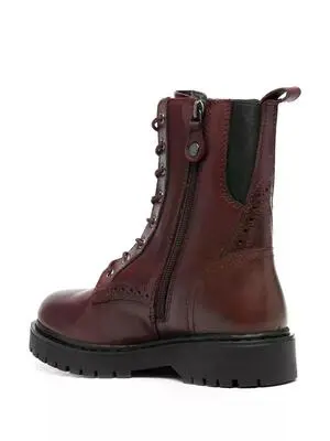 Geox Bleyze Leather Ankle Boots