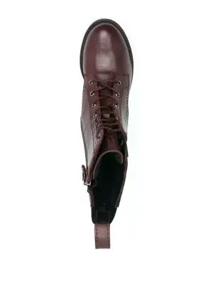 Geox Bleyze Leather Ankle Boots