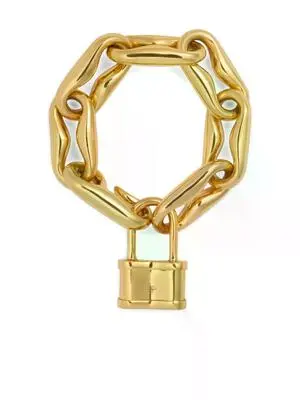 Patou Padlock Chain Link Bracelet - Gold