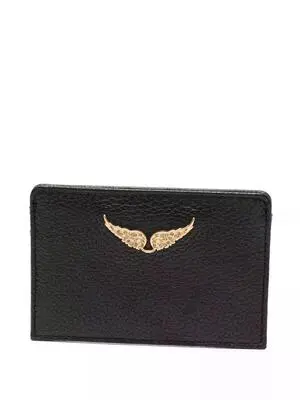 Zadig&Voltaire Leather Card Holder - Black