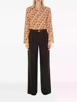 Burberry Fox-print Wool Shirt