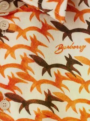 Burberry Fox-print Wool Shirt