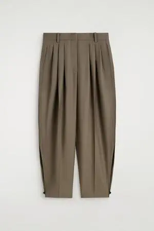 Cos Raw Edge Hem Pants For Women