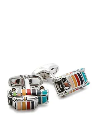 Paul Smith Mini Car Enamelled Cufflinks - Multicoloured