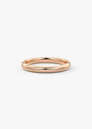 FRANK DARLING Round Wedding Band 2.5mm - Yellow Gold
