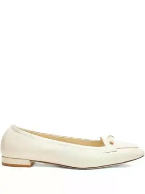 STUART WEITZMAN Bow-detail Leather Loafers