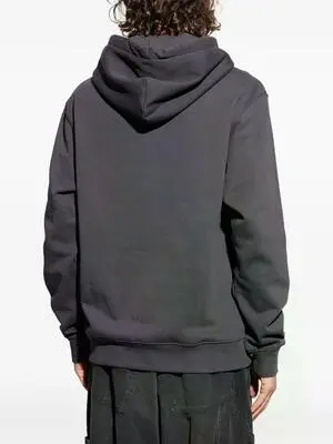 Versace Logo-embellished Hoodie - Grey