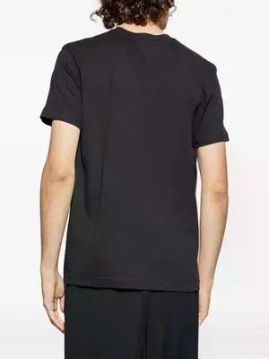 Versace Logo-plaque T-shirt - Black