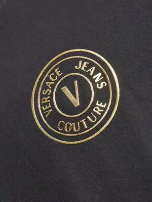 Versace Logo-plaque T-shirt - Black