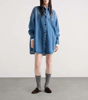Prada Denim Oversized Shirt
