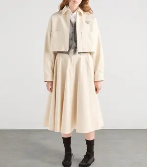 Prada Chino Midi Skirt