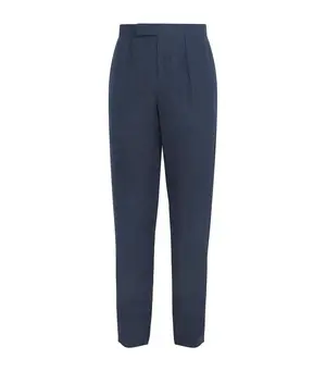 Ralph Lauren Purple Label Linen Davis Trousers