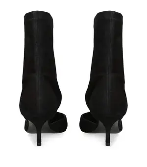 Alaïa Suede Cut-out Ankle Boots 55