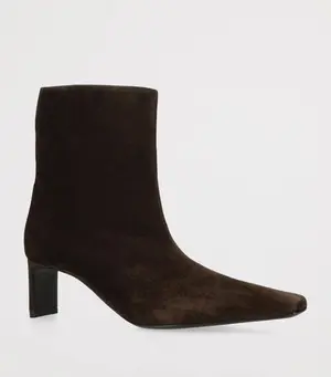 Khaite Ona Ankle Boots 55 - Brown