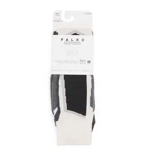 Falke Virgin Wool-blend Sk2 Skiing Knee-high Socks - White