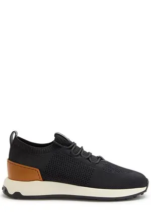 TOD'S Calzino Knitted Sneakers - Black