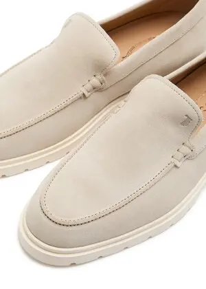 TOD'S Suede Loafers - Grey