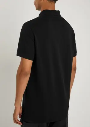 Canada Goose Beckley Logo Piqué Cotton Polo Shirt - Black