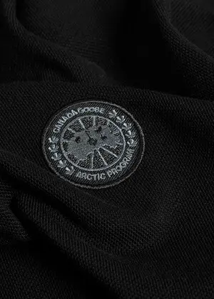 Canada Goose Beckley Logo Piqué Cotton Polo Shirt - Black