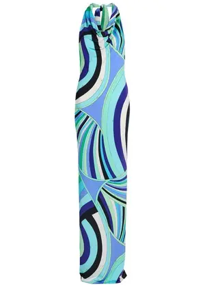 EMILIO PUCCI Iride Printed Maxi Dress