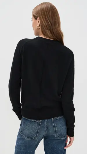 WHITE & WARREN Cashmere Crew Neck Pullover