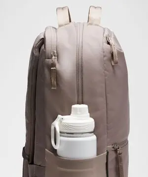 Lululemon Double-zip Backpack 22l - Warm Ash Grey