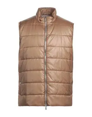 Eleventy Metallic Sleeveless Vest - Beige