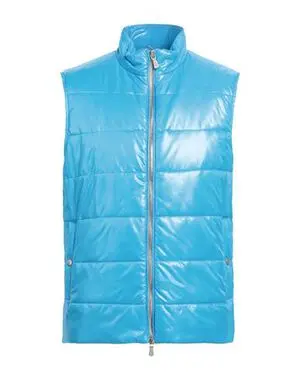 Eleventy Sleeveless Puffer Vest - Azure