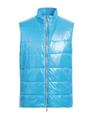 Eleventy Sleeveless Puffer Vest - Azure