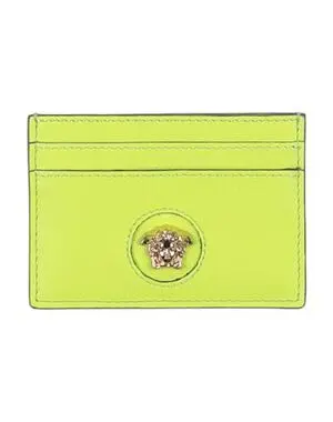 Versace Cardholder Azure Calfskin - Green