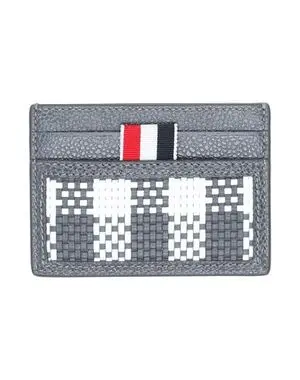 Thom Browne Cardholder Calfskin - Grey