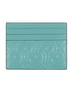 FERRAGAMO Cardholder Calfskin - Sky Blue