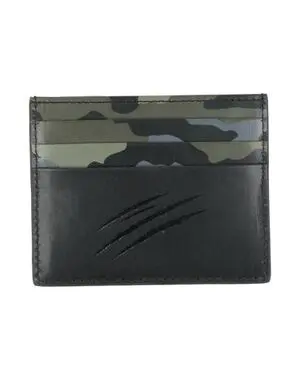 PLEIN SPORT Cardholder Cow Leather - Black