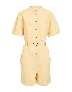 MARANT ETOILE Woven Playsuit - Orange