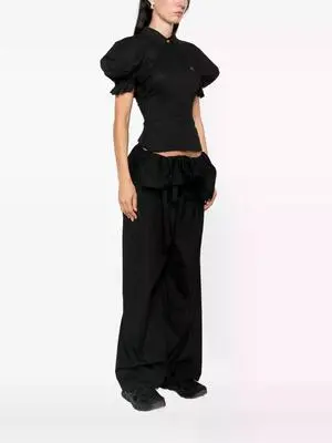 VIVIENNE WESTWOOD Puff-sleeve Button Shirt - Black