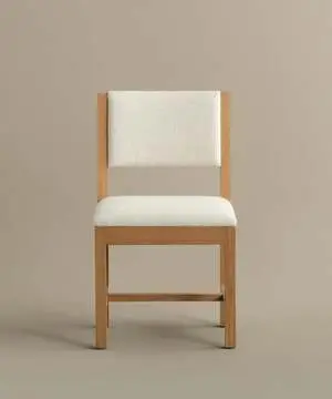 Jenni Kayne Montecito Upholstered Dining Chair - Ivory,white,oak