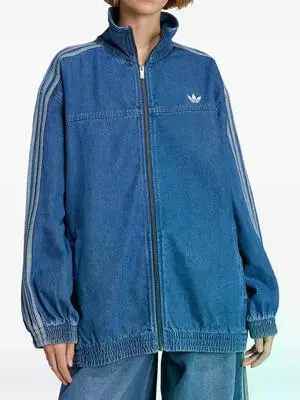 Adidas Adilenium Stripe-detail Denim Jacket