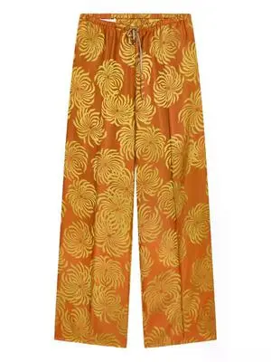 Dries Van Noten Floral Print Trousers