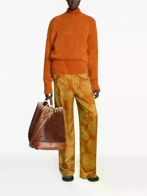 Dries Van Noten Floral Print Trousers