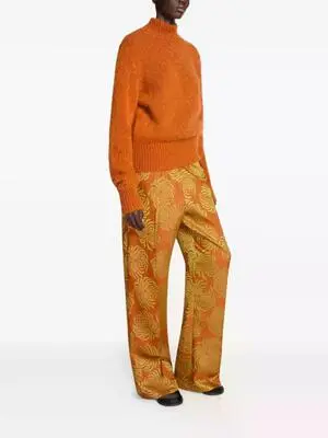 Dries Van Noten Floral Print Trousers