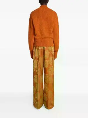 Dries Van Noten Floral Print Trousers