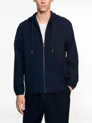 Sandro Zip-up Hoodie - Blue