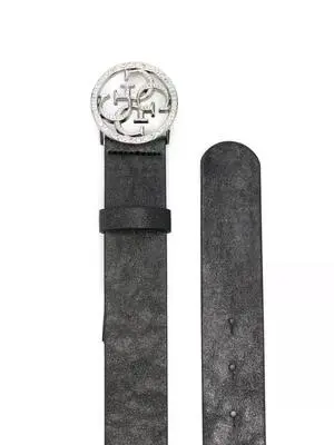 Guess Logo-buckle Belt - Black