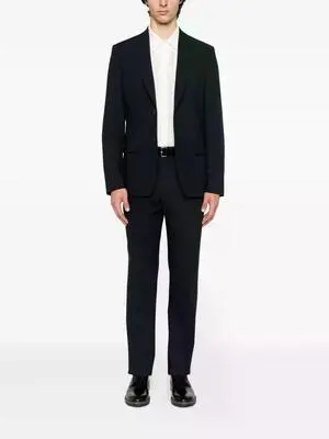Sandro Wool Suit Jacket - Blue