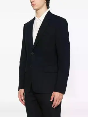 Sandro Wool Suit Jacket - Blue