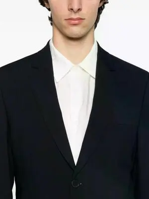 Sandro Wool Suit Jacket - Blue