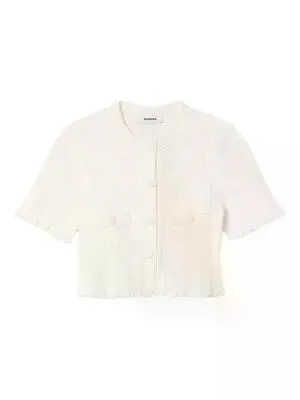 Sandro Cable-knit Cardigan