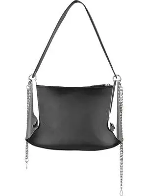 PUBLISHED BY Chain-embellished Leather Shoulder Bag